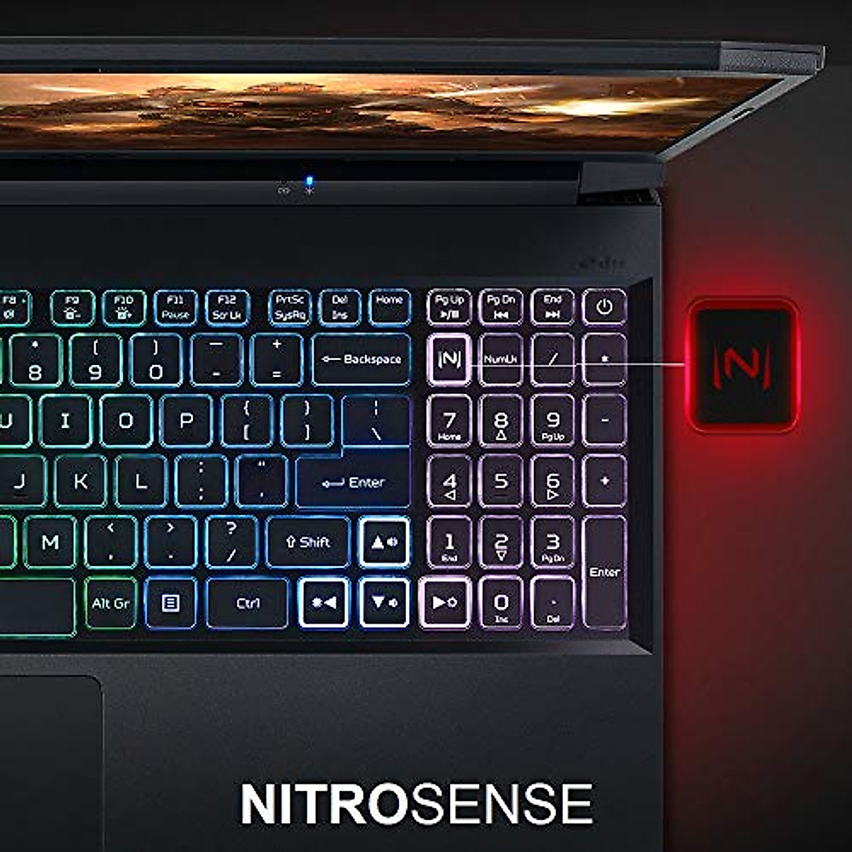 Acer Nitro 5 AN515-45-R92M Gaming, AMD Ryzen 7 5800H (8-Core) | NVIDIA GeForce RTX 3060 Laptop GPU |15.6" FHD 144Hz IPS Display | 16GB DDR4 | 512GB NVMe SSD | WiFi 6 | RGB Backlit Keyboard