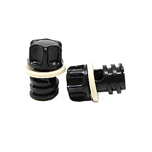 Cooler Drain Plug & Gasket Assembly Compatible with Yeti, RTIC, ORCA, OVO, Bird Dog Coolers 70QT 110QT (1 Drain Plug)