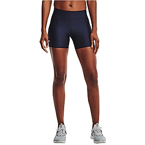 Under Armour Heatgear Armour Mid Rise Middy, Midnight Navy/White, Small