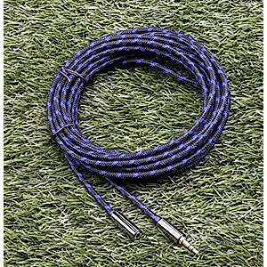 Ruaeoda Headphone Extension Cable 20 ft, 3.5 AUX Extension Cable Male to Female 3.5mm Stereo Audio Extension Cable Aux Jack Extender Double Shielded Braided Long 1/8 TRS aux Cord Extender