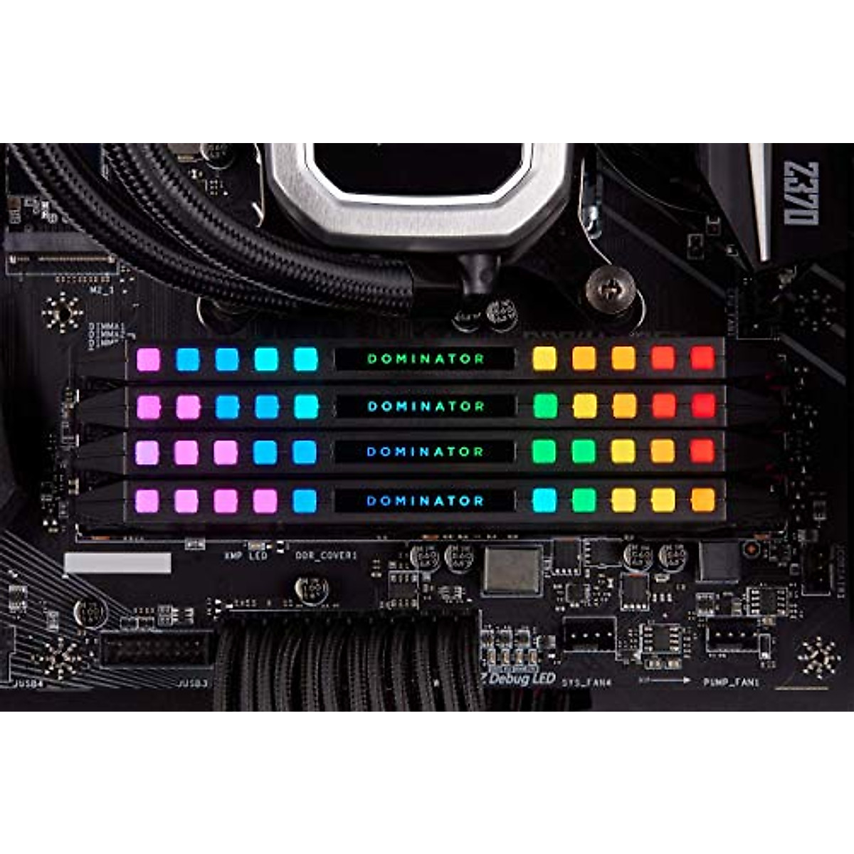 Corsair Dominator Platinum RGB 128GB (4x32GB) DDR4 3200 (PC4-25600) C16 1.35V Desktop Memory - Black