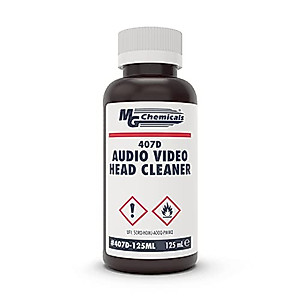 MG Chemicals 407D Audio/Video Head Cleaner, 125 mL Liquid Bottle (407D-125ML)