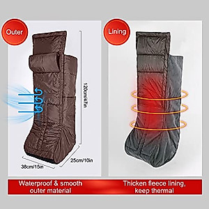 Heated Leg Warmer & Hand Warmer, Electric Lower Body Heated Wrap Therapy Wearable Heating Blanket for Circulation, Foot Warmer Under Desk, 6 Heat & 7 Timer Settings