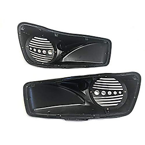 Mutazu 8" Speaker Lids w/Tweeter Port for Harley 2014 up Touring Models