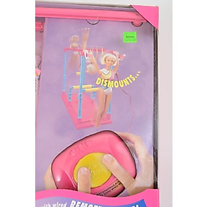 Super Gymnast Barbie Doll with Wired Remote Control 1999 From Mattel