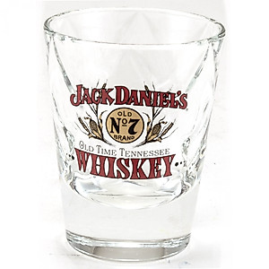 Jack Daniel's Old Time Whiskey Shot Glass, 2.5 ounce, Clear