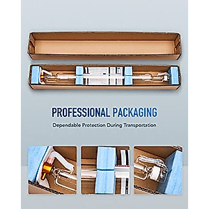 OMTech 40W CO2 Laser Tube for Laser Engraver & Cutter Machine, 720mm 50mm Dia Laser Cutter Tube with Borosilicate Glass 6000hr MTTF, Laser Cutting Engraving Machine Replacement Tube for Wood Stone