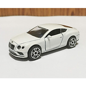 1/64 Model car Toys Majorette Bentley Continental GT V8 S - White (1/64, 3 inches) D5S no Package