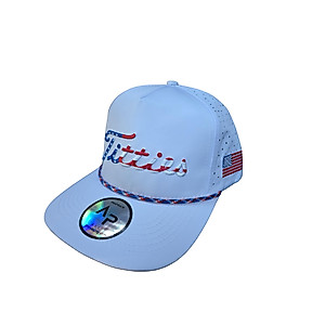 All Possibilities 369 USA Titties Gray with White Mesh Golf Hat Men Women Funny Baseball Cap Trucker Hat (US, Alpha, One Size, White)