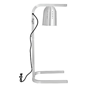 Kratos Bulb Warmer, One Bulb Heat Lamp, Silver, 120V, 250 Watts, Countertop Food Warmer for Restaurants (31M-001)