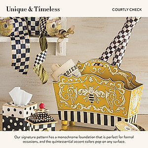 MACKENZIE-CHILDS 2-Pack Courtly Check Gift Wrap, Checkered Wrapping Paper, 60" Long