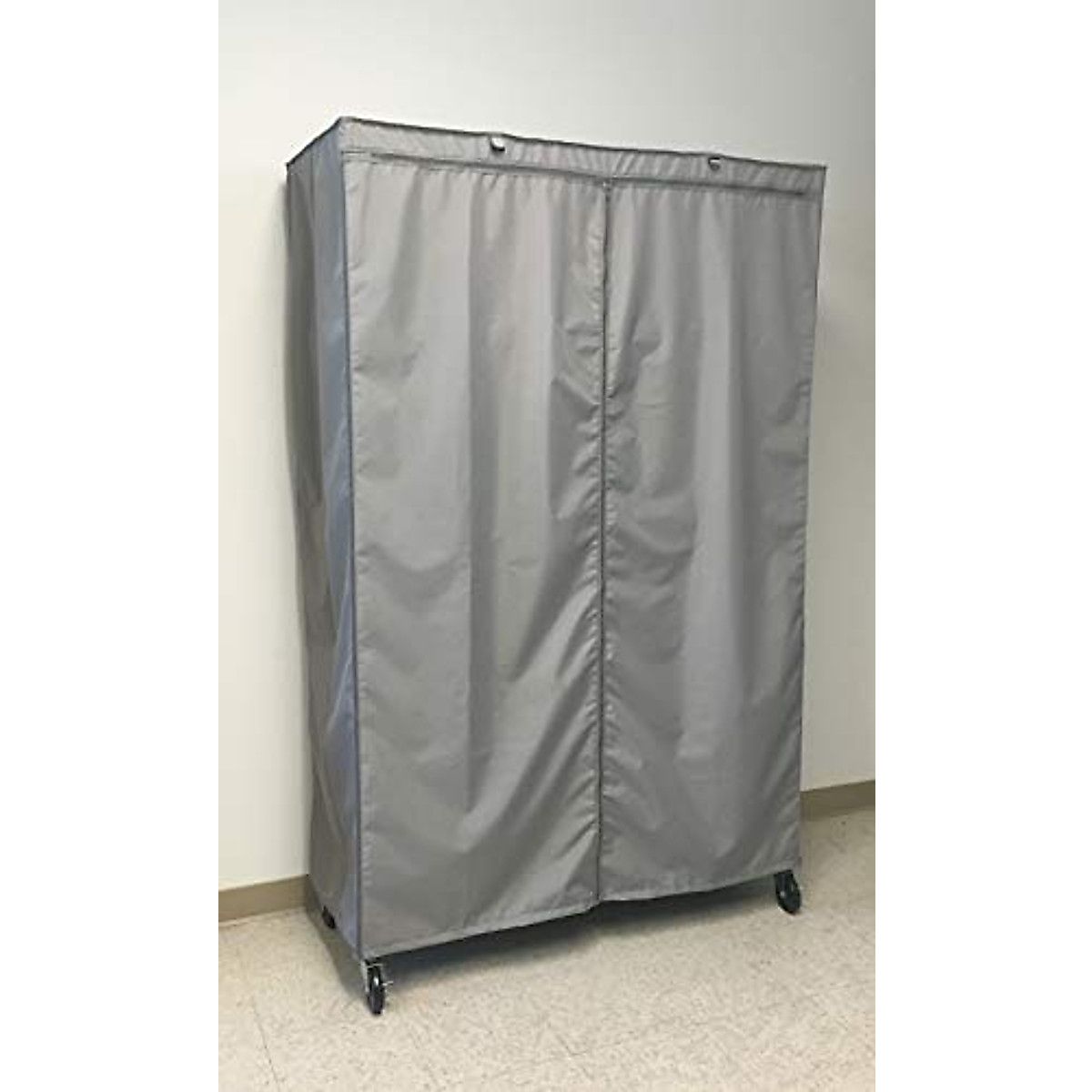 Formosa Covers | The Original Storage Shelving Unit Cover, Keep Garage, Closet, Medical Office, Kitchen, Yard Neat | Wire Steel Metal Shelf Accessories Fits Racks 36" W x 18 D x 72 H (Cover Only Grey)