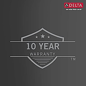 Delta Faucet Single-Spray Touch-Clean Shower Head, Chrome RP38357