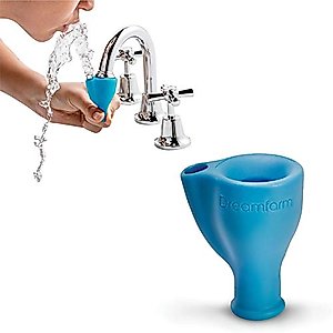 Dreamfarm Tapi | Protective Rubber Tap Head Cover and Water Fountain | Blue