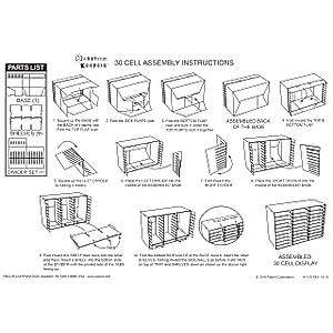 Pacon Classroom Keepers 30-Slot Mailbox, Blue (001318)