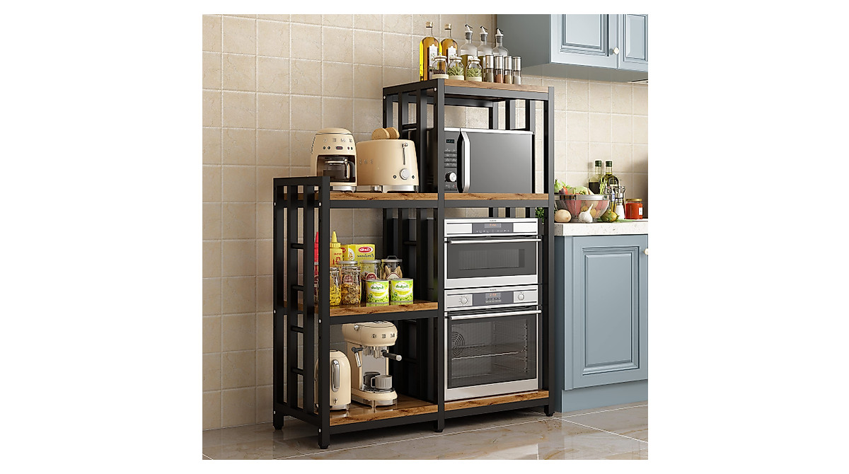 Abao Panda 6-Tier Kitchen Bakers Rack - Space Saving Organizer