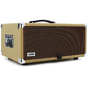 Gator Cases Retro Series Vintage Amp Rack Case; 4U Tweed (GR-RETRORACK-4TW)