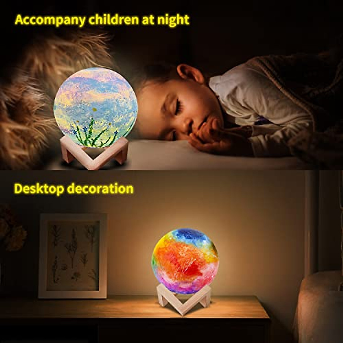 Paint Your Own Moon Lamp Kit, Gifts for Kids DIY 3D Moon Light Cool Galaxy Lamp for Teens Boys Girls, Arts & Crafts Kit Art Supplies for Kids, Arts and Crafts for Kids Ages 8-12 Birthday Gifts