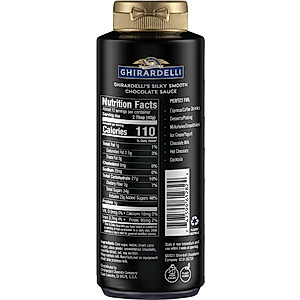 Ghirardelli Squeeze Bottles - Caramel, Chocolate & White Chocolate - Set of 3