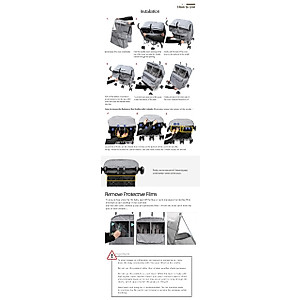 Manito Elegance Alpha Twin Stroller Weather Shield/Rain Cover (Navy)