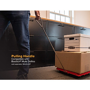 Bostitch Office Heavy Duty Dolly Handle, Steel, 2-Pack