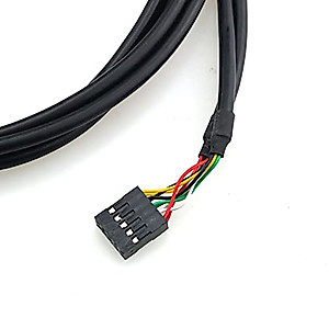 DGBRSM USB Header Extension Cable 3.3Ft USB Header 10 Pin Male to Female Header Extender Extension Cable