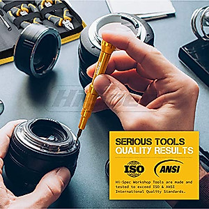 Hi-Spec 32pc Electronics Repair & Opening Tool Kit Set for Laptops, Phones, Devices, Computer & Gaming Accessories. Precision Small Screwdrivers with Pentalobe Bits for iPhones & MacBooks