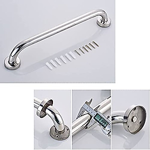 CRODY Grab Bars for Bathroom, Shower Grab Bar, Toilet Hand Support Rail, Polished Finish, Wall-Mounted Mounted Bath Grips, for Seniors Elderly Disabled, Towel Rack Toilet Auxiliary Handr/68Cm