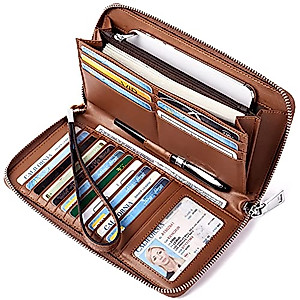 BOSTANTEN Genuine Leather Hobo Handbags bundle Leather Wallets