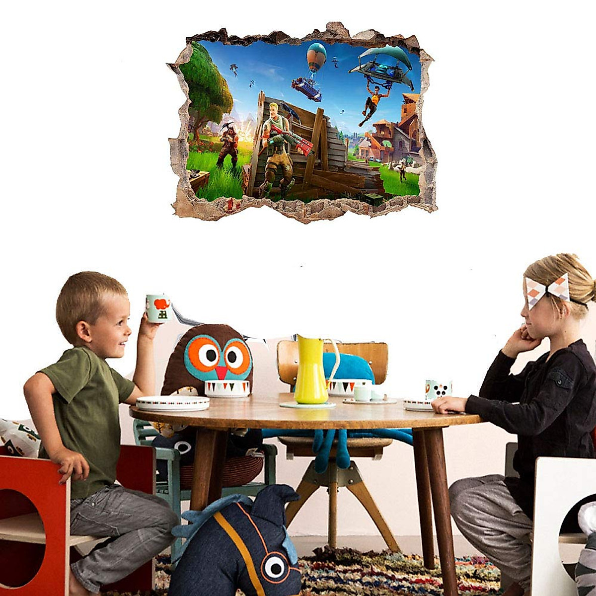 Large Game Wall Decal Game Wall Stickers Wall Decor Peel, Game Stick Poster Decals,for Gamer Bedroom Playroom Decor for Teen Kids Boys Bedroom Playroom Home Decoration Wallpaper