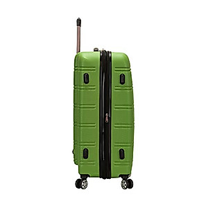Rockland Melbourne Hardside Expandable Spinner Wheel Luggage, Green, 2-Piece Set (20/28)