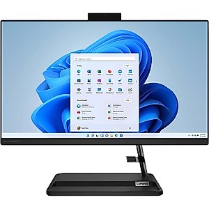 Lenovo 2023 IdeaCenter 22" FHD Touchscreen All-in-One Desktop Intel 2-Core i3-1115G4 Intel UHD Graphics 32GB RAM DDR4 1TB NVMe SSD WiFi AC BT HDMI Webcam RJ45 DVD Windows 11 Home w/RE USB