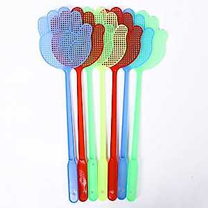 ValueHall Fly Swatter 10 Pack Fly Swatters Multi-Colors Manual Plastic Fly Swatter Set V7022