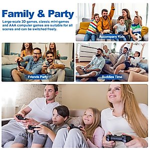Retro Game Console 2TB HDD, Store 4280 Video Games, 18 Emulator Console Compatible with PS2/3/4, Launchbox Hard Drive Plug and Play for Win 8.1/10/1, USB 3.0 Fast Transfer