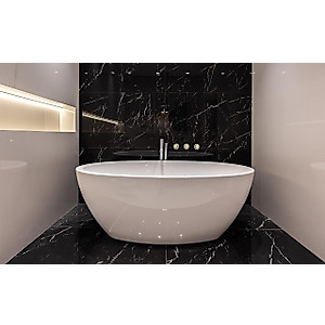 SENTO Bathtub and Shower 3 Handle Tub Trim Set For Central Brass Faucets Bathtub Shower, 10L-11H, 10L-11C, 10L-13D, Easy Installation, Heavy Duty Metal, Matte Black