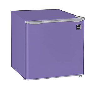 RCA RFR160-Purple Fridge, 1.6 Cubic Feet, Perfect for Skincare, Foods, Medications-Purple