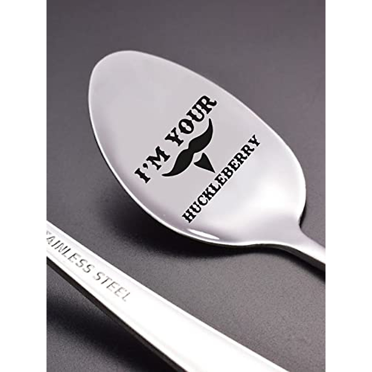 I'm Your HuckleBerry Hand Stamped Spoons Engraved Gift Spoon Hand Stamped Spoon Gifts Funny Gift SpoonsVintage SilverWare Spoons item Unique Gift idea Custom Engraved gift