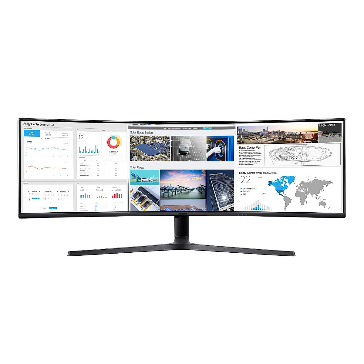 Samsung LC49J890DKNXZA 49" C49J890DKN 3840x1080 Super Ultra-Wide Monitor with USB-C for Business (Renewed)