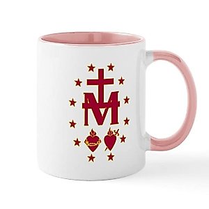 CafePress Blessed Virgin Symbolism Mug Ceramic Coffee Mug, Tea Cup 11 oz
