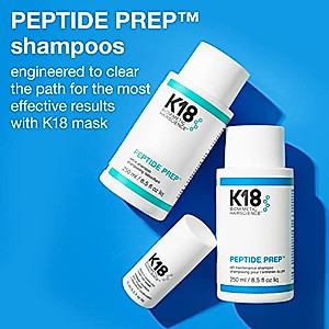 K18 PEPTIDE PREP Color Safe Detox Clarifying Shampoo -Skincare-inspired Ingredients to Nourish Hair while removing Buildup for a Clean, Healthy Hair Canvas, 8.5 fl oz