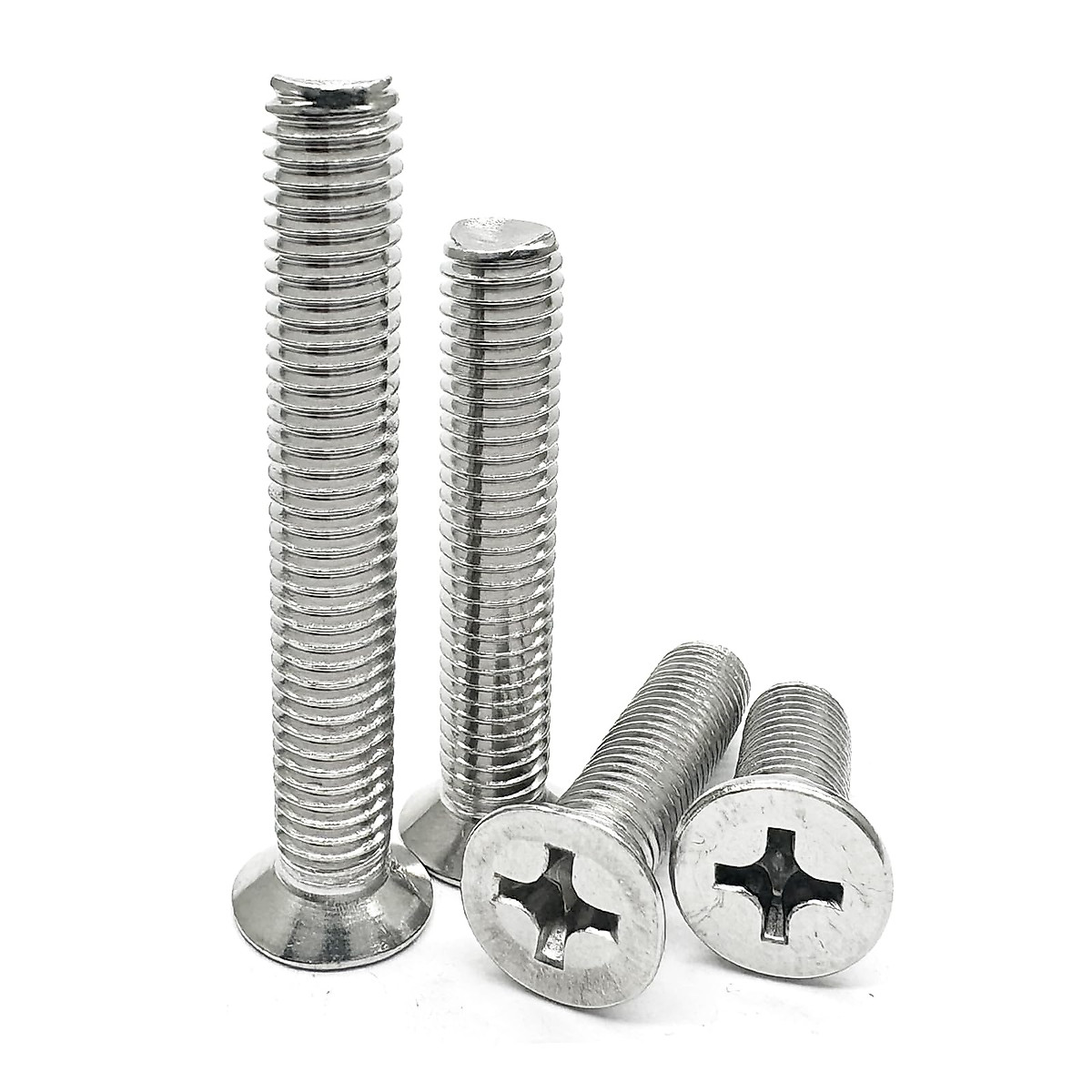 DGZ 25pcs M8-1.25 X 20mm Stainless Steel Flat Head Phillipsl Machine Screws Bolts,Countersunk Machine Screws