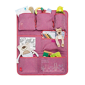 Lassig Kids Car Organizer Wrap-to-Go About Friends Melange, Pink