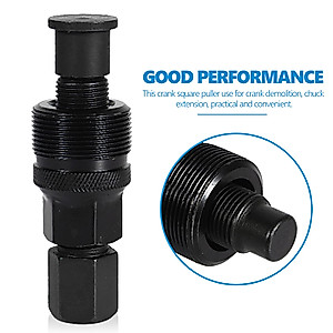 Pilipane Bikes Crank Puller, Long-Lasting Bikes Crank Extractor, Bikes Crankset Crank Arm Wheel Wrench Remover with a Removable Heads, Compact Crank Removal Tool for Mountain Bikes Road Bikes