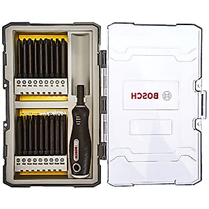 Bosch 2607017320 Screwdriver Set with Handle Diy 37 Pcs