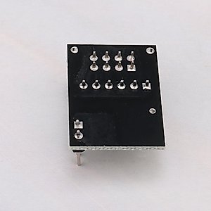 Black Socket Adapter Board for 8PIN NRF24L01 Wireless Module Pack of 5
