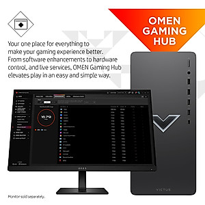 HP Victus 15L Gaming Desktop HyperX Bundle, 13th Generation Intel Core i7-13700F, 16 GB RAM, 1 TB SSD, NVIDIA GeForce RTX 4060 Ti Graphics, Windows 11 Home, TG02-1060h (2023)