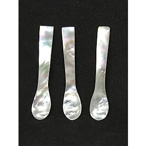 Set of 3 Hand craft Mother of pearl caviar spoon (3 QTY, 2.5 Inches)