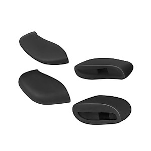 Mryok Replacement Nose Piece Nose Pads for Oakley Flak 2.0/Flak Jacket/Half Jacket/Half Jacket 2.0/Fast Jacket Sunglass - Black