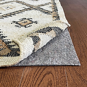 RUGPADUSA - Vinyl Lock - 5'x7' - Felt and EVA - Non-Slip Rug Pad for Vinyl, Luxury Vinyl Plank (LVP) Flooring
