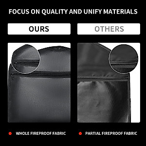 JUGREAT Hanger Diversion Fireproof Safe with Lock,Hidden Pocket Safe，Secret Safe for Cash Hiding - Waterproof Hanger Safe, Under Hanging Clothes with Pocket to Hide Valuables for Travel -1 Pack